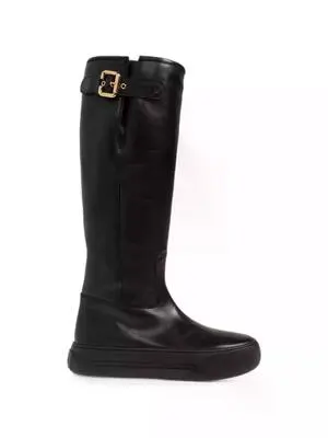 Chloé Delia Buckle-strap Boots - Black