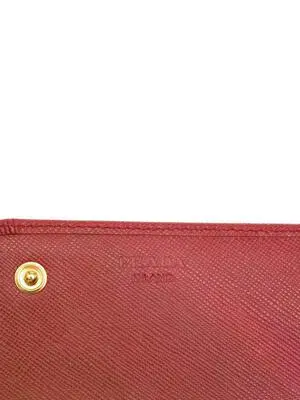 Prada 2010-2026 Saffiano Continental Wallet Long Wallets