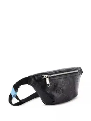 Gucci Gg Embossed Perforated Leather Small Belt Bag