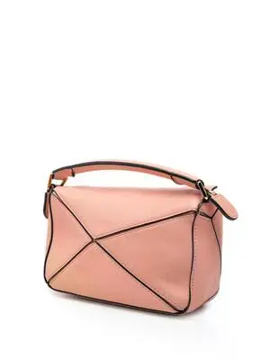Loewe 2021 Mini Calfskin Puzzle Satchel - Pink