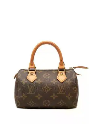 LOUIS VUITTON 1991 Monogram Mini Speedy Hl Satchel - Brown