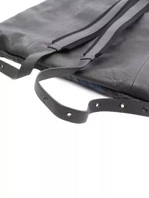 Bottega Veneta 2012-2026 Nappa Intrecciato Drawstring Flap Backpack