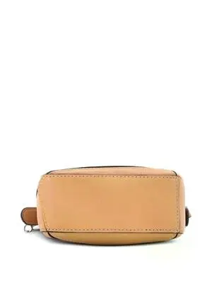 Loewe Puzzle Bag Leather Nano Crossbody Bag - Brown