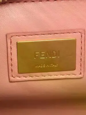 Fendi 2000-2010 Medium Leather Peekaboo Iconic Satchel - Neutrals