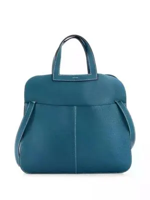 Hermès Halzan Bag Clemence 31 Shoulder Bag - Green