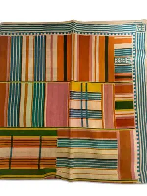 FRIENDLY HUNTING Geometric-print Scarf