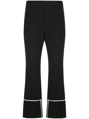 ELLERY Bembe Turn-up Trousers - Black