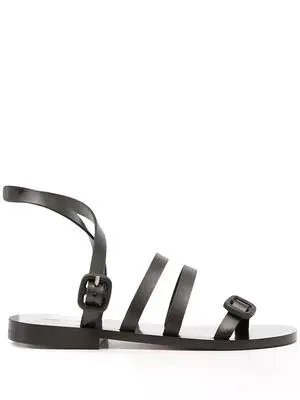 Ports 1961 Strappy Leather Sandals - Black