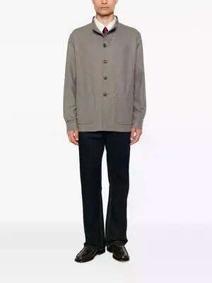 Tagliatore High-neck Patch-pocket Jacket