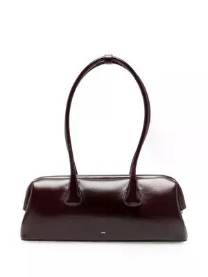 OSOI Boat Wide Leather Shoulder Bag - Red