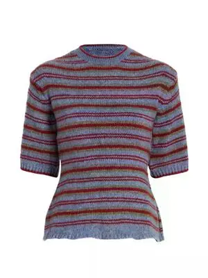 Proenza Schouler Dana Striped-knit Sweater