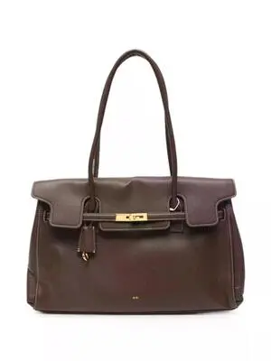 Jw Pei Large Yara Twist-lock-fastening Shoulder Bag - Brown