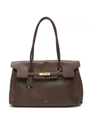 Jw Pei Large Yara Twist-lock-fastening Shoulder Bag - Brown