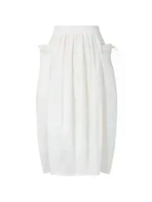 STUDIO TOMBOY Elasticated-waist Balloon Skirt - White