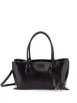OSOI Shell Brot Lizard-effect Leather Shoulder Bag