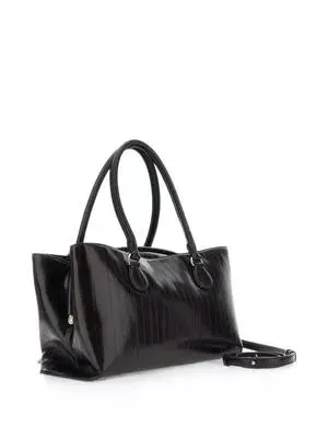 OSOI Shell Brot Lizard-effect Leather Shoulder Bag