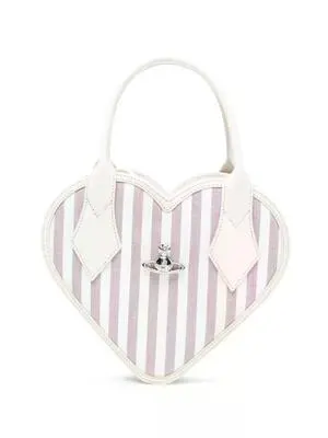 VIVIENNE WESTWOOD Josephine Heart-shape Cross Body Bag - White