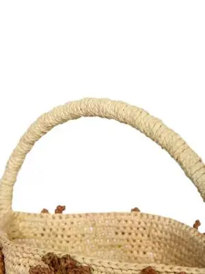 Alanui Crochet-knit Palm-tree Bucket Bag