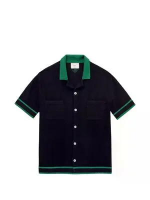 CHE Armando Contrast-trim Towelling Shirt