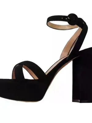 GIANVITO ROSSI Platform Buckle-fastening Sandals - Black