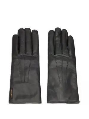 MOORER Leather Gloves - Black