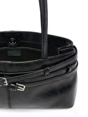 OSOI Brocle Buckled Leather Shoulder Bag