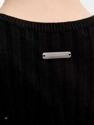 Andersson Bell Ribbed-knit Sleeveless Sweater