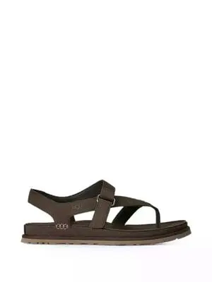 UGG Goldengaze Touch-strap Slingback Flat Sandals - Brown
