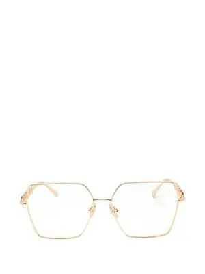 Philipp Plein Geometric-frame Glasses - Gold