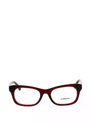 Burberry Rectangle-frame Glasses - Red