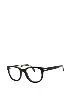 DB EYEWEAR BY DAVID BECKHAM Round Frame Glasses - Black