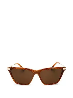 Victoria Beckham Square-frame Sunglasses - Brown