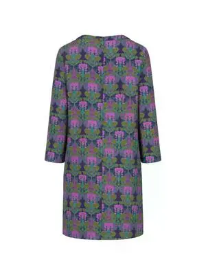 LAURA URBINATI Floral-print Shift Mini Dress
