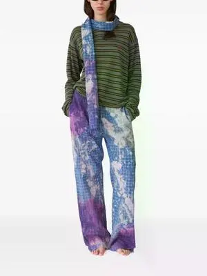 STOCKHOLM SURFBOARD CLUB Franz Check-pattern Scarf