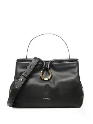 COCCINELLE Ring-detail Shoulder Bag - Black