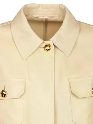Max Mara Button-up Cotton Shirt Jacket