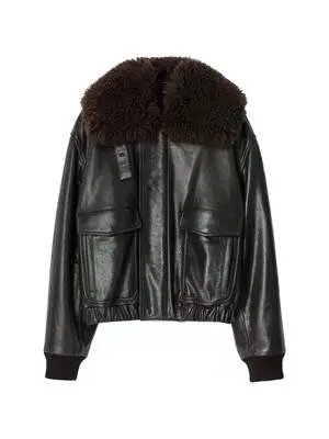 LEMAIRE Blouson In Shiny Leather
