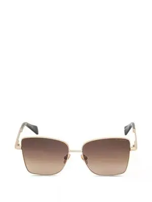 ALLSAINTS Stella Square-frame Sunglasses - Gold