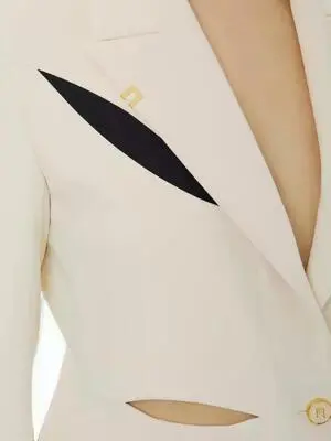 Elisabetta Franchi Cut-out Single.breasted Blazer