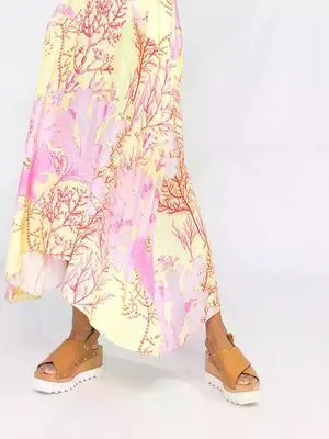Stella McCartney Coral-print Maxi-dress