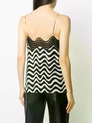 Stella McCartney Waves Print Silk Cami Top