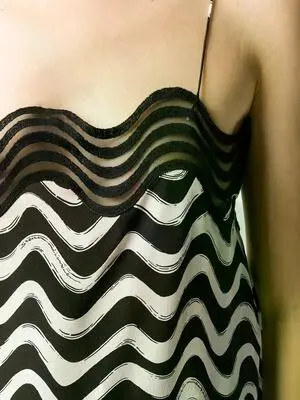 Stella McCartney Waves Print Silk Cami Top