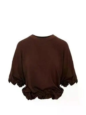 SEEN USERS Twombly Bloom Ruffled T-shirt