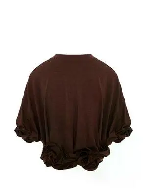 SEEN USERS Twombly Bloom Ruffled T-shirt
