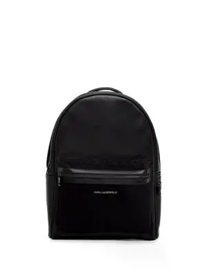 Karl Lagerfeld Logo-plaque Backpack - Black