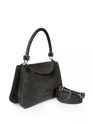 COCCINELLE Tiggy Suede Shoulder Bag - Grey