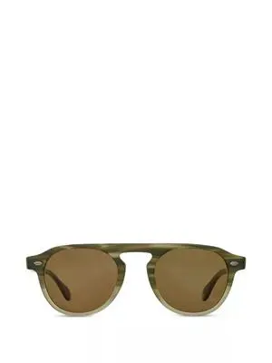 Garrett Leight Harding Sun Round-frame Sunglasses - Green