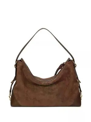 Moschino Logo-appliqué Shoulder Bag - Brown