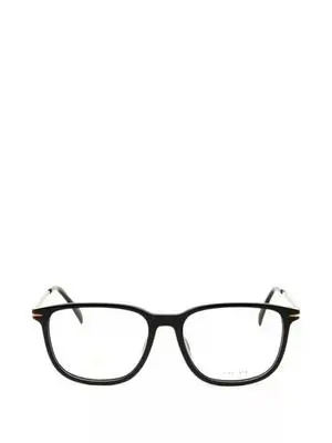DB EYEWEAR BY DAVID BECKHAM Rectangle Frame Glasses - Black