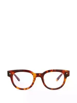 Valentino Garavani Round-frame Glasses - Brown